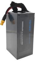 China 12S 30000mAh 25C 44.4V LiHv UAV Drone Battery Soft Pack for Mapping Surveying for sale