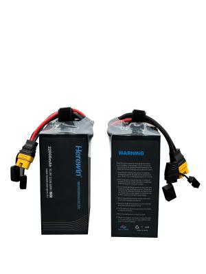 China 14S 51.8V 22000mAh 25C LiPo Drone Battery Herewin Intelligent Flight Pack for sale