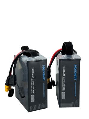 China 14S 53.2V 16000mAh 25C LiHv Soft Pack Drone Battery High Energy Density for sale