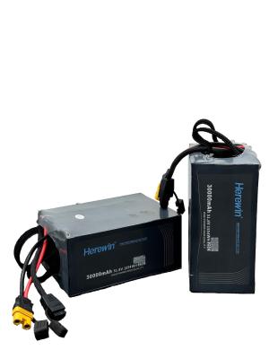 China Herewin 14S 51.8V 30000mAh 25C LiPo UAV Battery Pack for Delivery Drone for sale