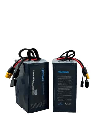 China 14S1P 30000mAh 53.2V LiPo Pouch Battery 25C for Drone UAV High Capacity for sale