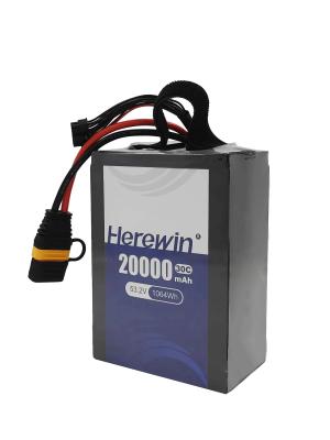 China Herewin 14S 20000mAh 53.2V 30C Semi-Solid Drone Battery for UAV Sprayer for sale