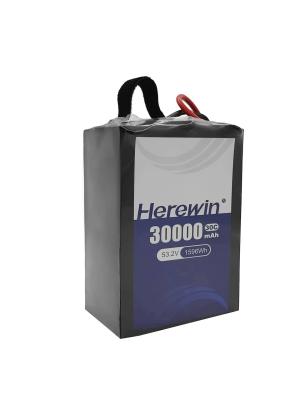 China Herewin 14S1P 30000mAh Semi Solid State Battery 53.2V 30C Sprayer UAV Battery for sale