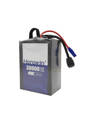 China 30C 30000mAh 53.2V 14S Lithium Polymer Drone Battery for UAV Long Flight for sale