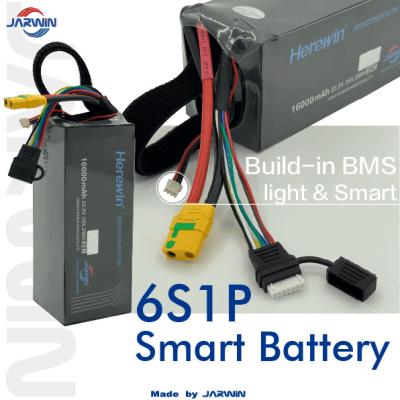 China Herewin 22.2V 16000mAh 6S LiPo Smart Drone Battery Soft Pack for Agricultural UAVs for sale