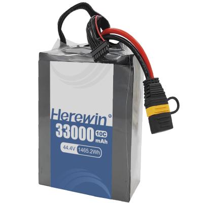 China UAV Semi Solid State Battery 12S 44.4V 33000mAh Lightweight High Capacity Energy Solution for sale
