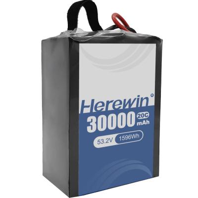 China Herewin 30000mAh 14S 53.2V Semi-Solid State Battery Fast Charging Lightweight for sale