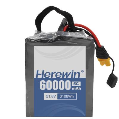China Herewin Semi-Solid State Battery 14S2P 51.8V 60000mAh for High-Capacity Energy Storage for sale