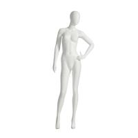 China Standing Curvy Full Body Mannequin Matte Cross Waist For Female Clothes for sale