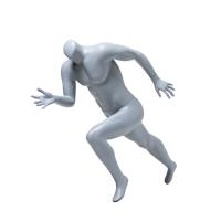 China Full Body Headless Male Mannequin Frosted Finish For Running Clothes for sale