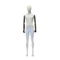 China Wooden Arms Full Body Male Mannequin Natural Curve For Clothing Display for sale