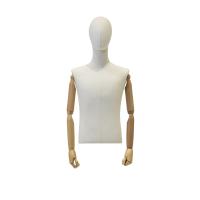 China Fashion Stores Half Mannequin With Head Stand Upright Long Term Use for sale