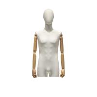 China Natural Curves Half Body Male Mannequin For Store Windows Displaying for sale