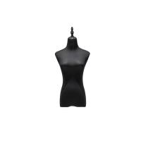 China Cotton Black Half Body Display Mannequin Movable For Shop Windows for sale