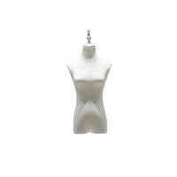 China Cotton Black Half Body Display Mannequin Movable For Shop Windows for sale