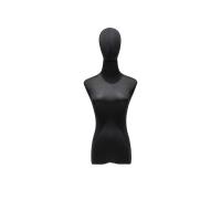China cotton half body female mannequin without arms displayed in the showcase for sale