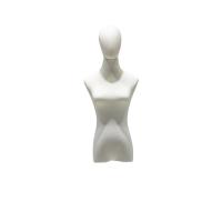 China cotton half body female mannequin without arms displayed in the showcase for sale