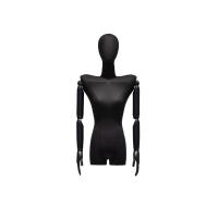China Fashionable White Mannequin Half Body Female Stand Upright With 58cm Waist for sale