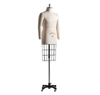 China Europe Size Man Adjustable Dressmakers Mannequin Stand Style With Cage for sale