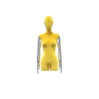 China Electroplated Arms Half Body Display Mannequin Female With Multiple Colors for sale