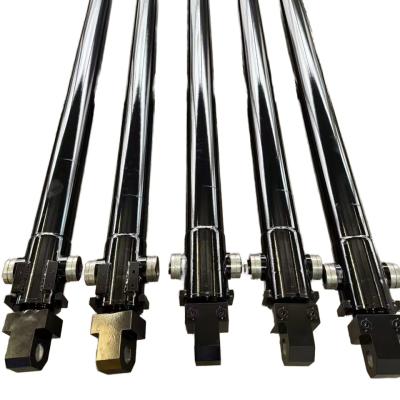 China Double Acting Hard Chrome Plated Hydraulic Long Stroke Cylinder For Heavy Duty Crane for sale