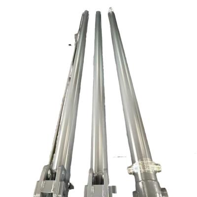 China Hard Chrome Plated Double Acting Telescopic Long Stroke Hydraulic Cylinder for sale