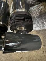 China Steel Leveling Hydraulic Luffing Cylinder With Hard Chrome Plated Valve Block for sale