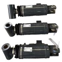 China Steel Leveling Hydraulic Luffing Cylinder With Hard Chrome Plated Valve Block for sale