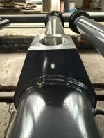 China Lifting Double Hydraulic Cylinder With Hard Chrome Plated Intermediate Pivot Pin for sale