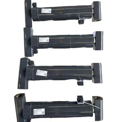 China Custom Double Acting Hard Chrome Plated Steel Pivotally Mounted Steering Hydraulic Cylinder for sale