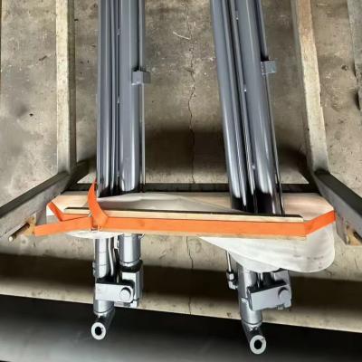 China Custom Hard Chrome Plated Steel Dual Stage Hydraulic Cylinder With Complex Structure for sale