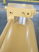 China Custom Double Rod End Steel Hydraulic Cylinder With Hard Chrome Plated Valve Block for sale