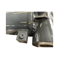 China Double Pivot Eyes Hard Chrome Plated Double Acting Hydraulic Cylinder With Valve Block for sale