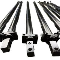 China Custom Double Acting Telescopic Hydraulic Cylinders With Hard Chrome Plated Steel Piston Rod for sale