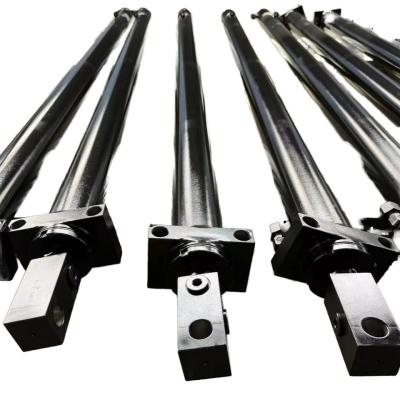 China Custom Double Acting Telescopic Hydraulic Cylinders With Hard Chrome Plated Steel Piston Rod for sale