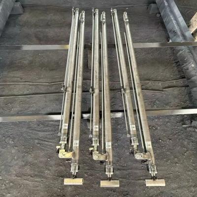 China 60mm Hard Chrome Plated Steel Hydraulic Telescopic Cylinder Double Acting For Crane for sale
