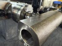 China 60mm Hard Chrome Plated Steel Hydraulic Telescopic Cylinder Double Acting For Crane for sale