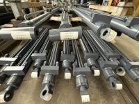 China Hard Chrome Plated Steel 2 Stage Telescopic Hydraulic Cylinder Double Acting for sale