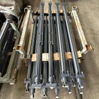 China Hard Chrome Plated Steel 2 Stage Telescopic Hydraulic Cylinder Double Acting for sale