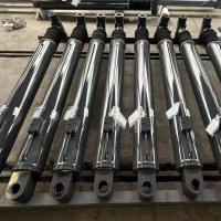 China High Tonnage Hydraulic Luffing Cylinder With Hard Chrome Plated Steel Protective Cover for sale