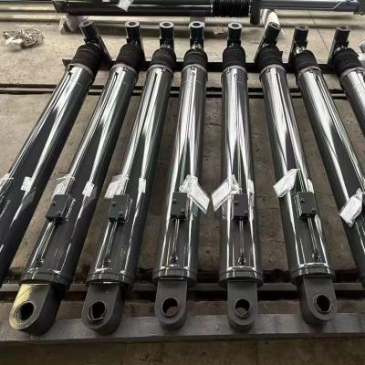 China High Tonnage Hydraulic Luffing Cylinder With Hard Chrome Plated Steel Protective Cover for sale