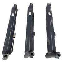 China Hard Chrome Plated Double Acting High Pressure Hydraulic Luffing Cylinder With Valve Blocks for sale
