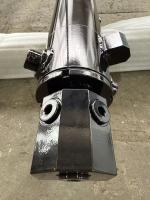 China Hard Chrome Plated 2550mm Stroke Telescopic Hydraulic Cylinder With Rod End Oil Passage for sale