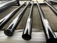 China Rod End Ported Telescopic Hydraulic Cylinder 2350mm Stroke With Hard Chrome Plated Steel for sale