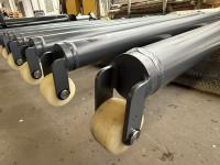China Steel Double Acting Hydraulic Telescopic Cylinder With Integrated Pulley System for sale