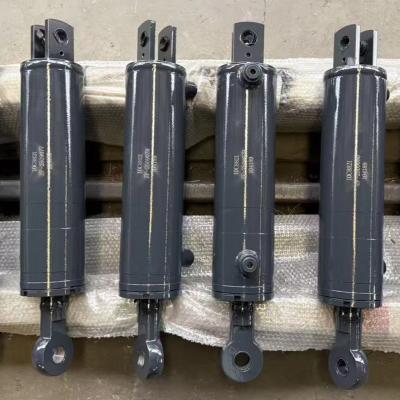 China Hard Chrome Plated Lifting Hydraulic Cylinder Custom Designed With Double Clevis Ends for sale