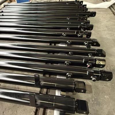 China OEM Telescopic Hydraulic Cylinder High Pressure Hard Chrome Plated 1865mm Stroke for sale
