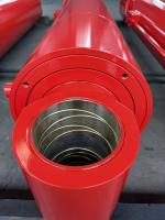 China Cranes Hard Chrome Plated Steel Cylinder OEM ODM High Tonnage Large Bore for sale