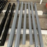 China 1560mm Stroke Hard Chrome Plated Telescopic Cylinder With Grey Painting ODM OEM for sale