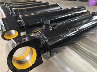 China Double Acting Hard Chrome Plated Lifting Hydraulic Cylinder Large Heavy Duty 195mm for sale